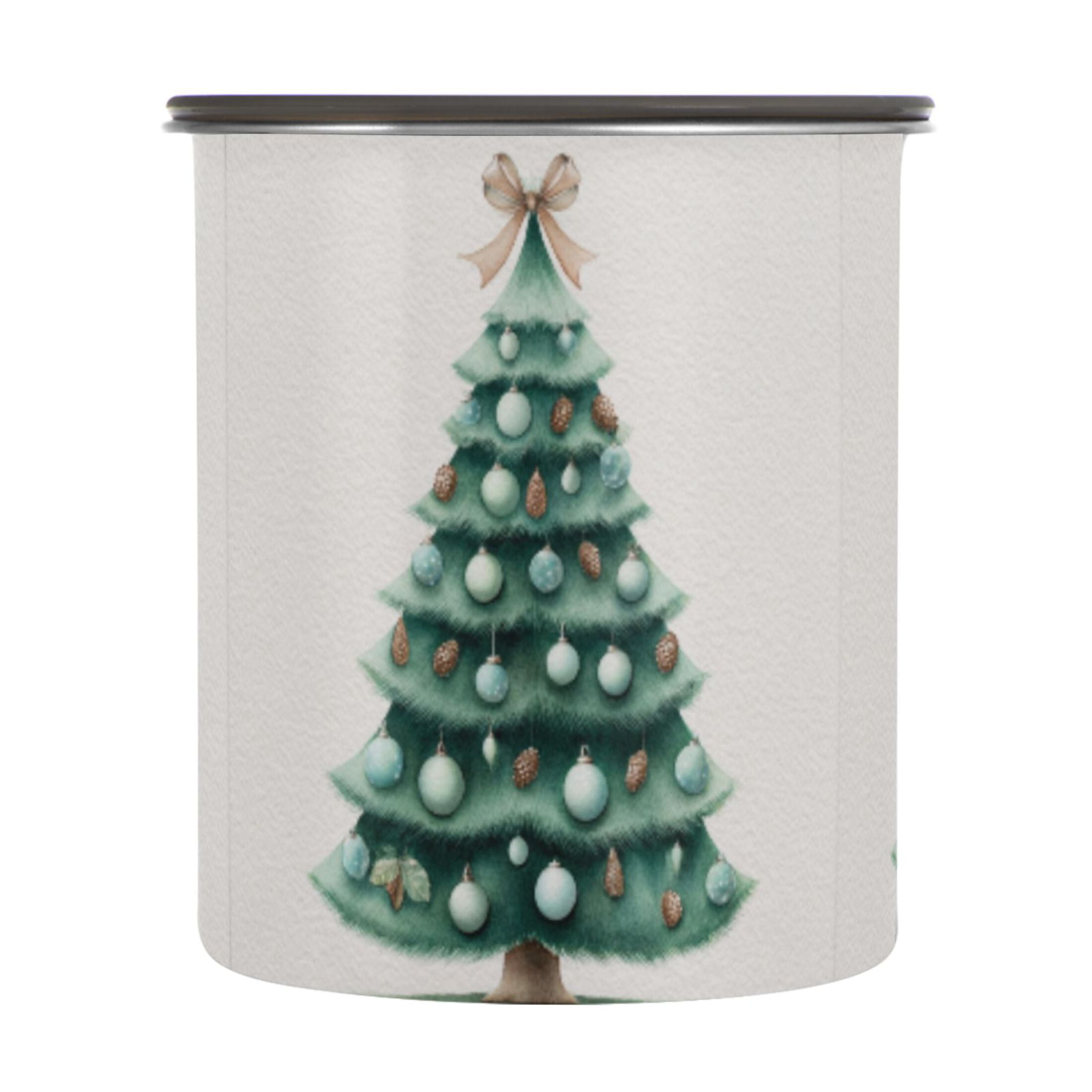 500ml Stainless Steel Food Storage Containers Green Christmas Tree with ...