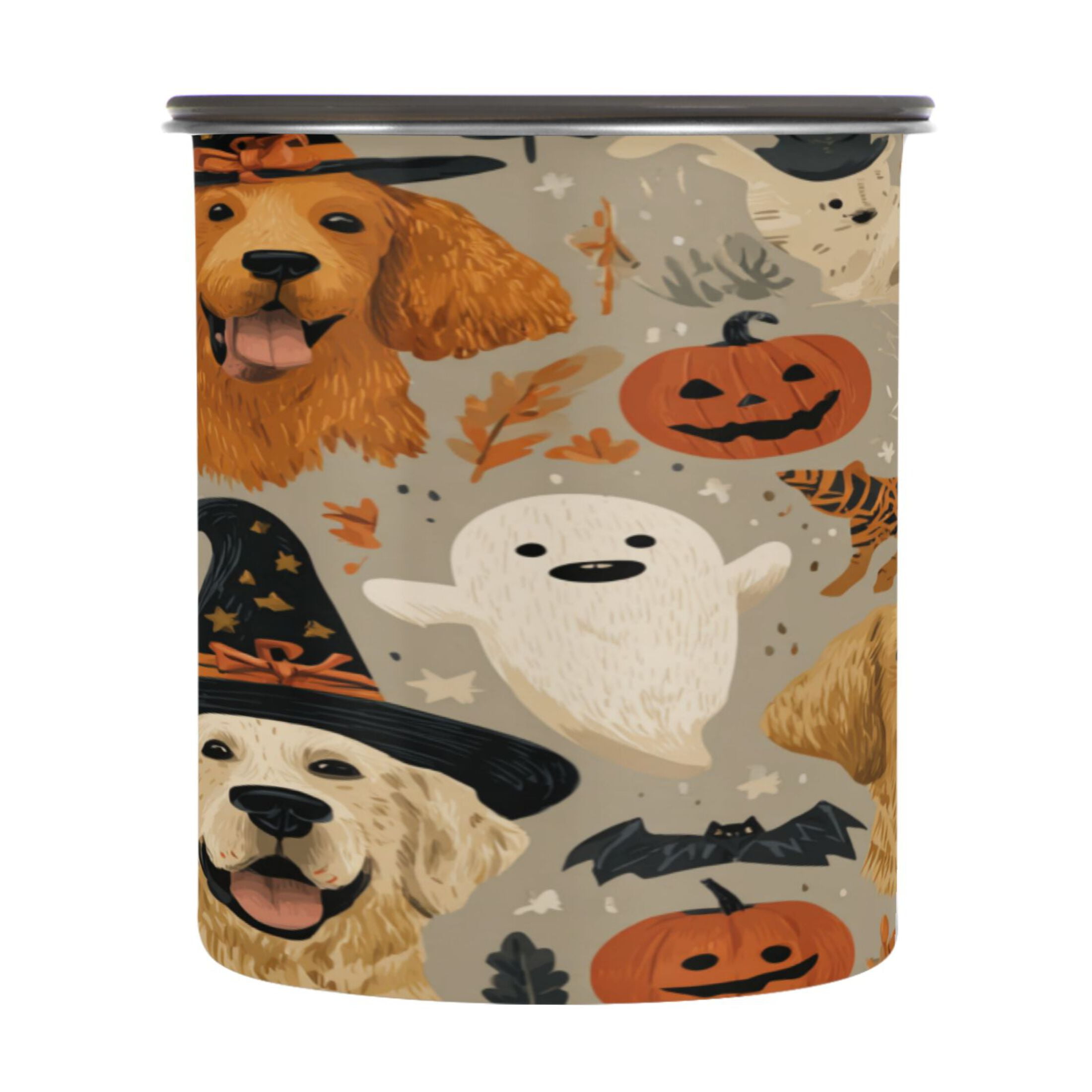 500ml Stainless Steel Food Storage Containers Halloween Dog Pattern ...