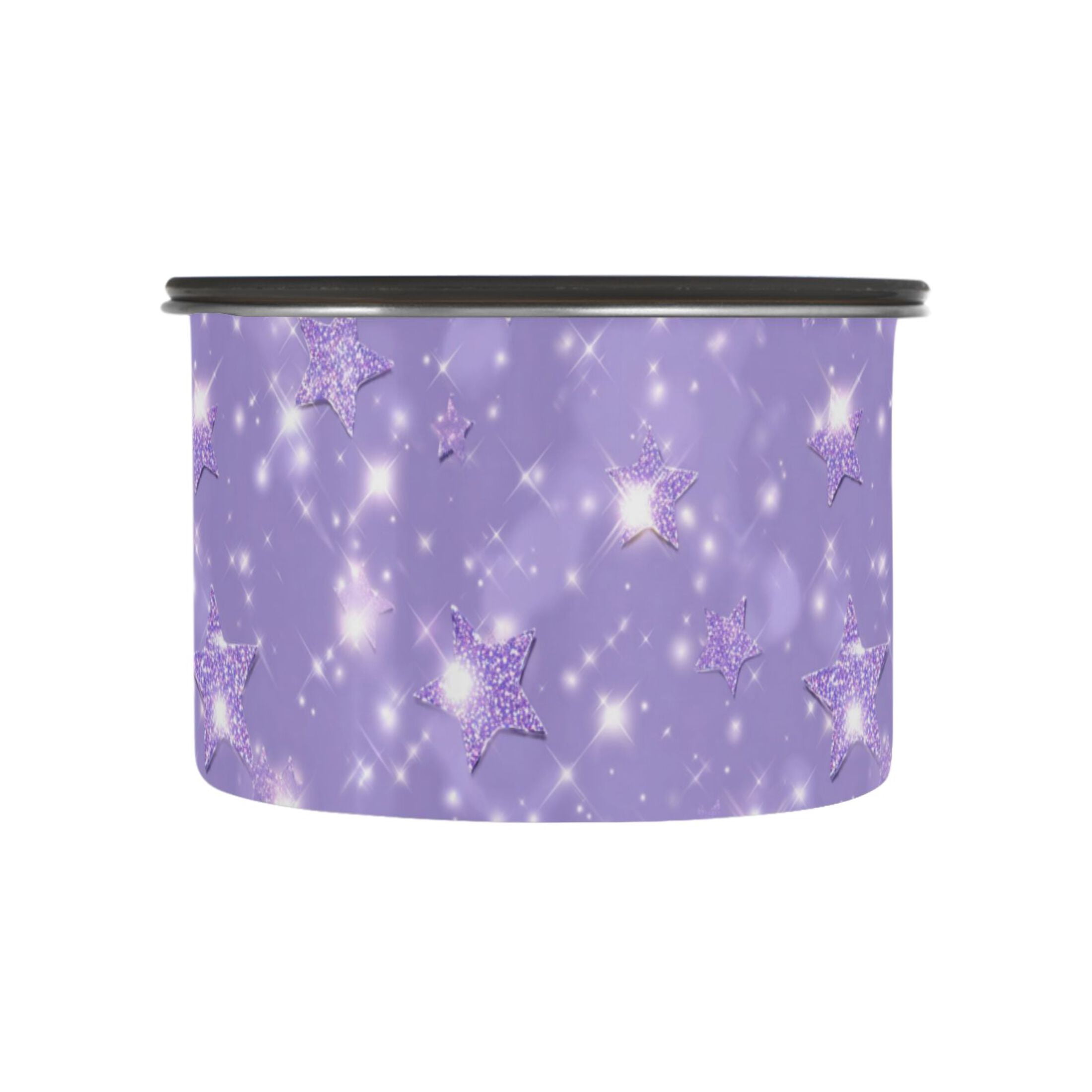 500ml Stainless Steel Food Storage Containers Lavender Glitter Stars ...