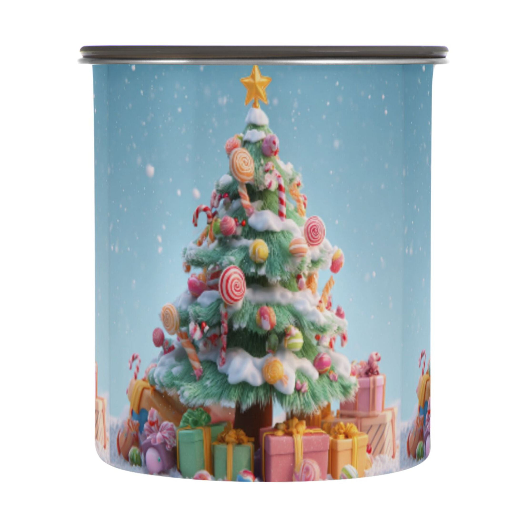 500ml Stainless Steel Food Storage Containers Lollipops Christmas Tree ...