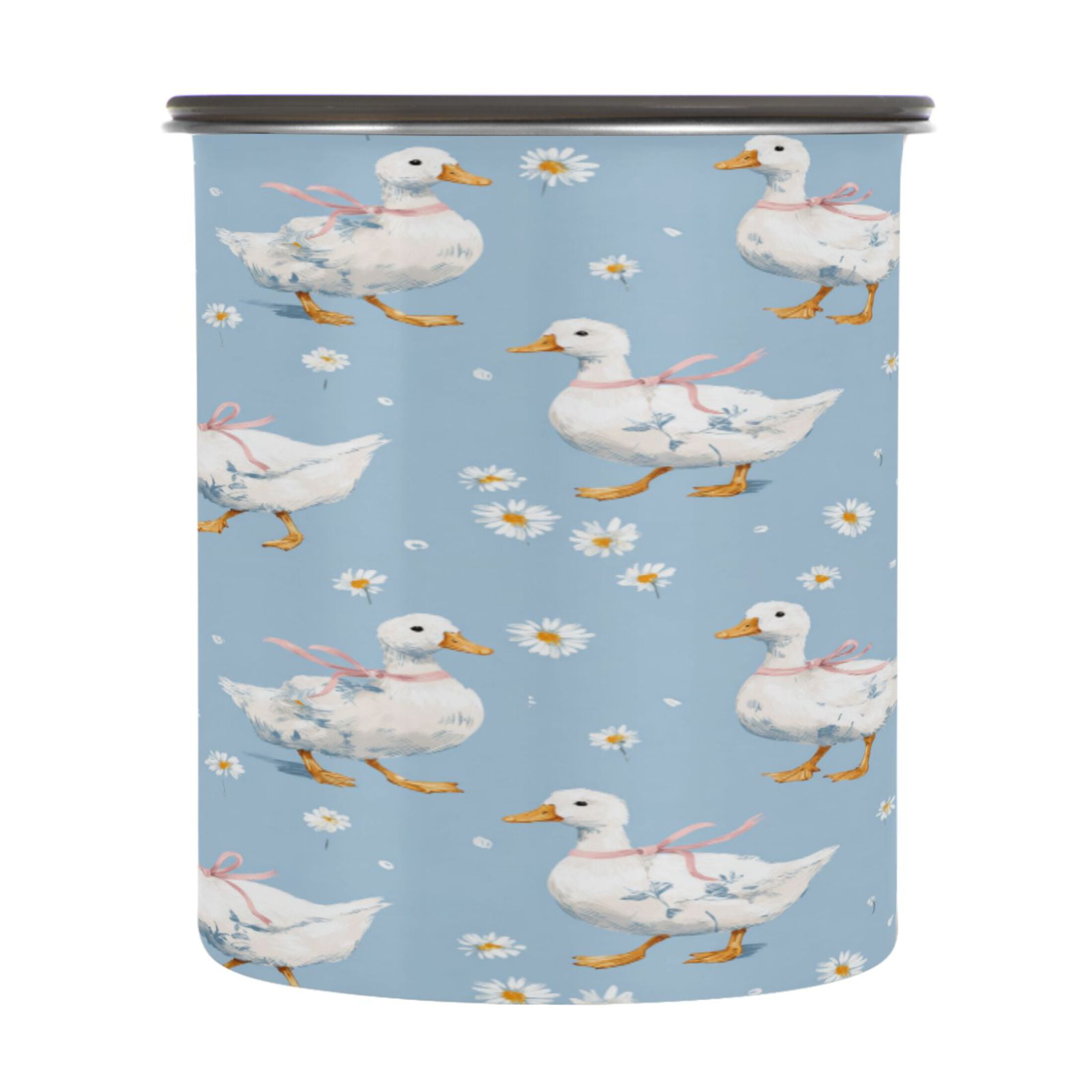 500ml Stainless Steel Food Storage Containers Small Geese and Daisies ...