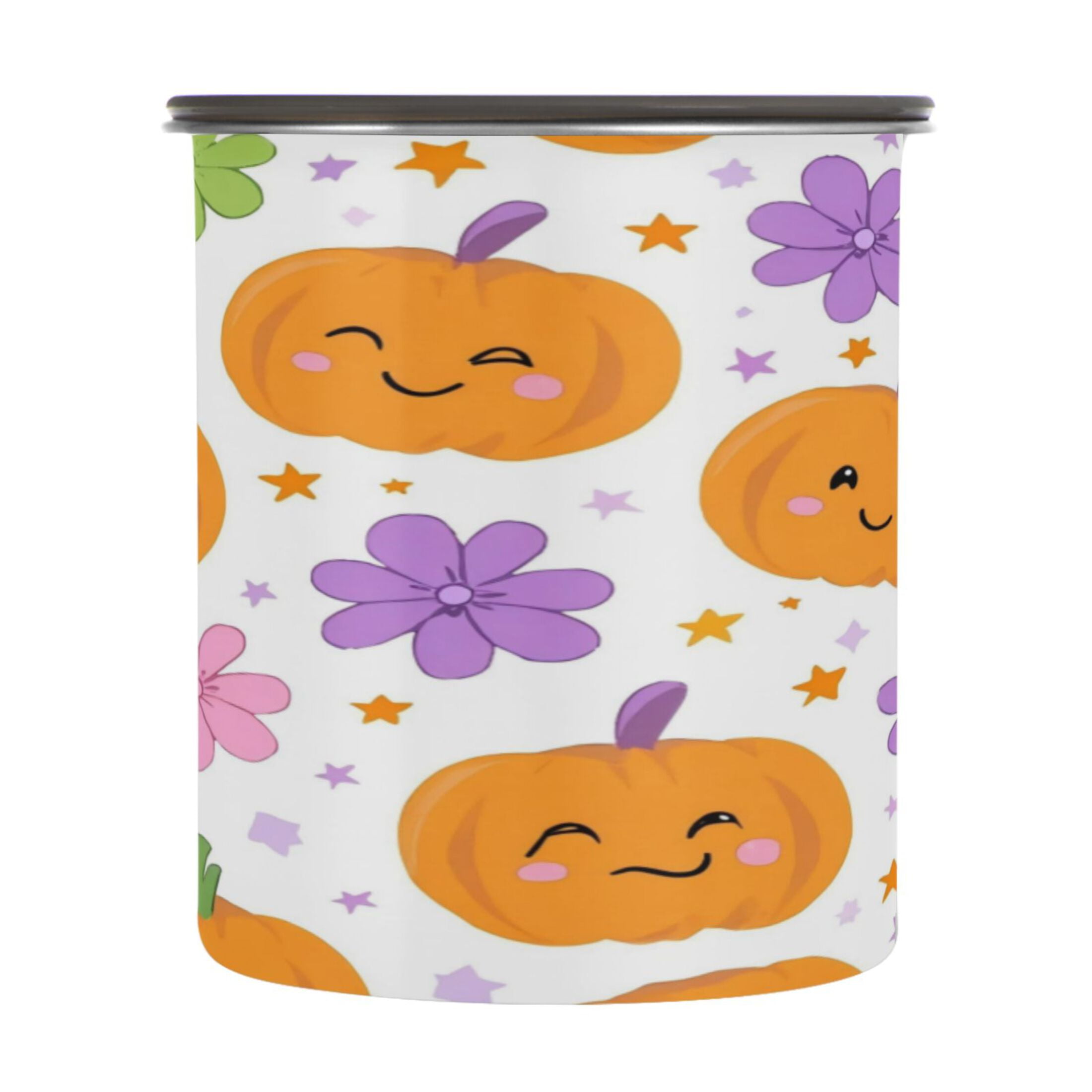 500ml Stainless Steel Food Storage Containers Smiling Pumpkins and ...