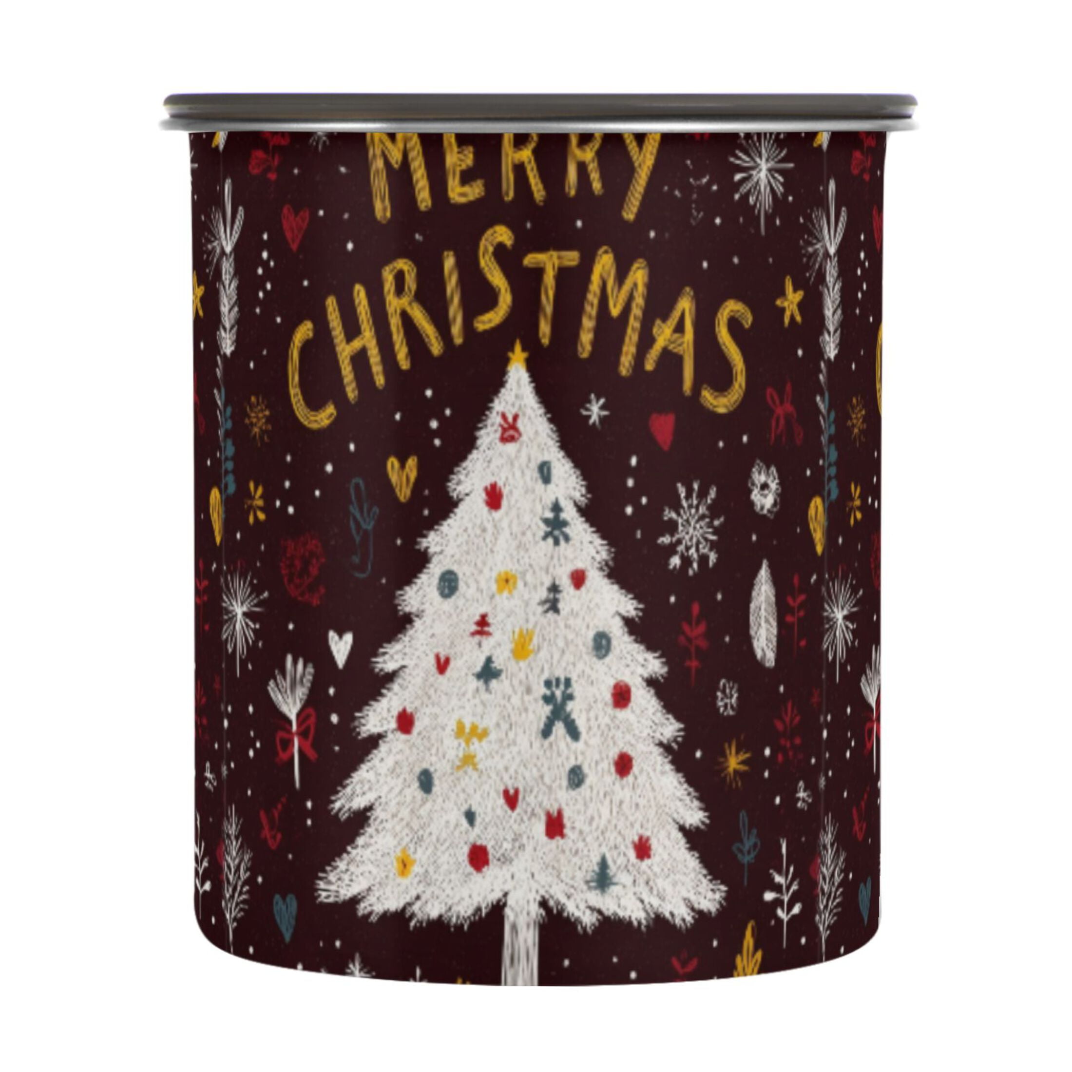500ml Stainless Steel Food Storage Containers White Christmas Tree ...