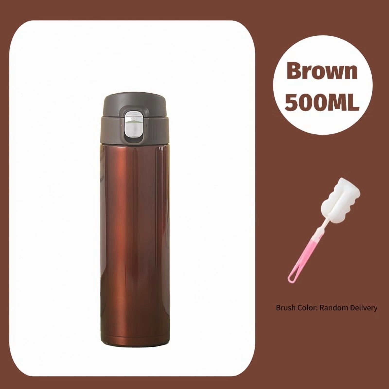 500ml Stainless Steel Thermal Mug Outdoor Thermos Cup Portable Vacuum ...