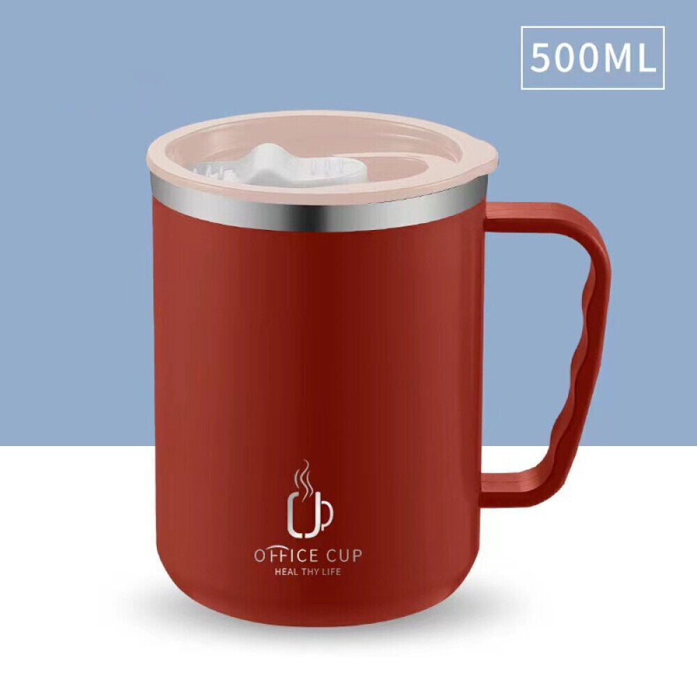 500ml Stainless Steel Thermos Mug Tea Coffee Thermal Cup Insulated ...