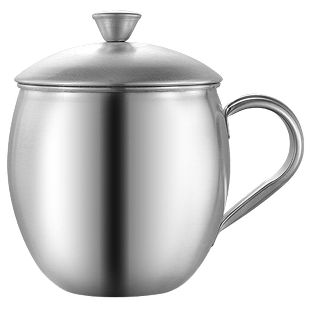 500ml Stainless Steel Water Cup Coffee Cup Milk Cup Beer Cup Wear ...