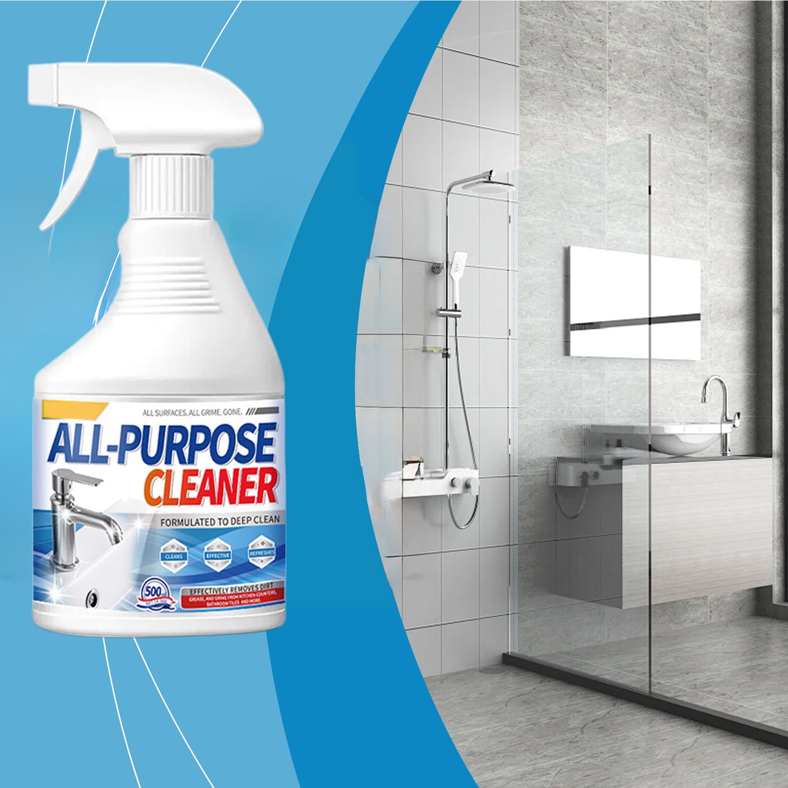 500ml Toilet Bowl Cleaner for Porcelain and Ceramic Surfaces - Removes ...