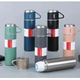 500ml Vacuum Flask Gift Set 3 Lid-thermos 3 Pieces Set Thermal Flask ...
