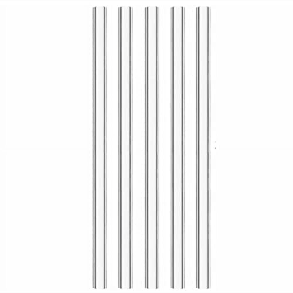 500mm Quartz Glass Tube Thickness 2mm Length=50cm Made by Vycor Glasses ...