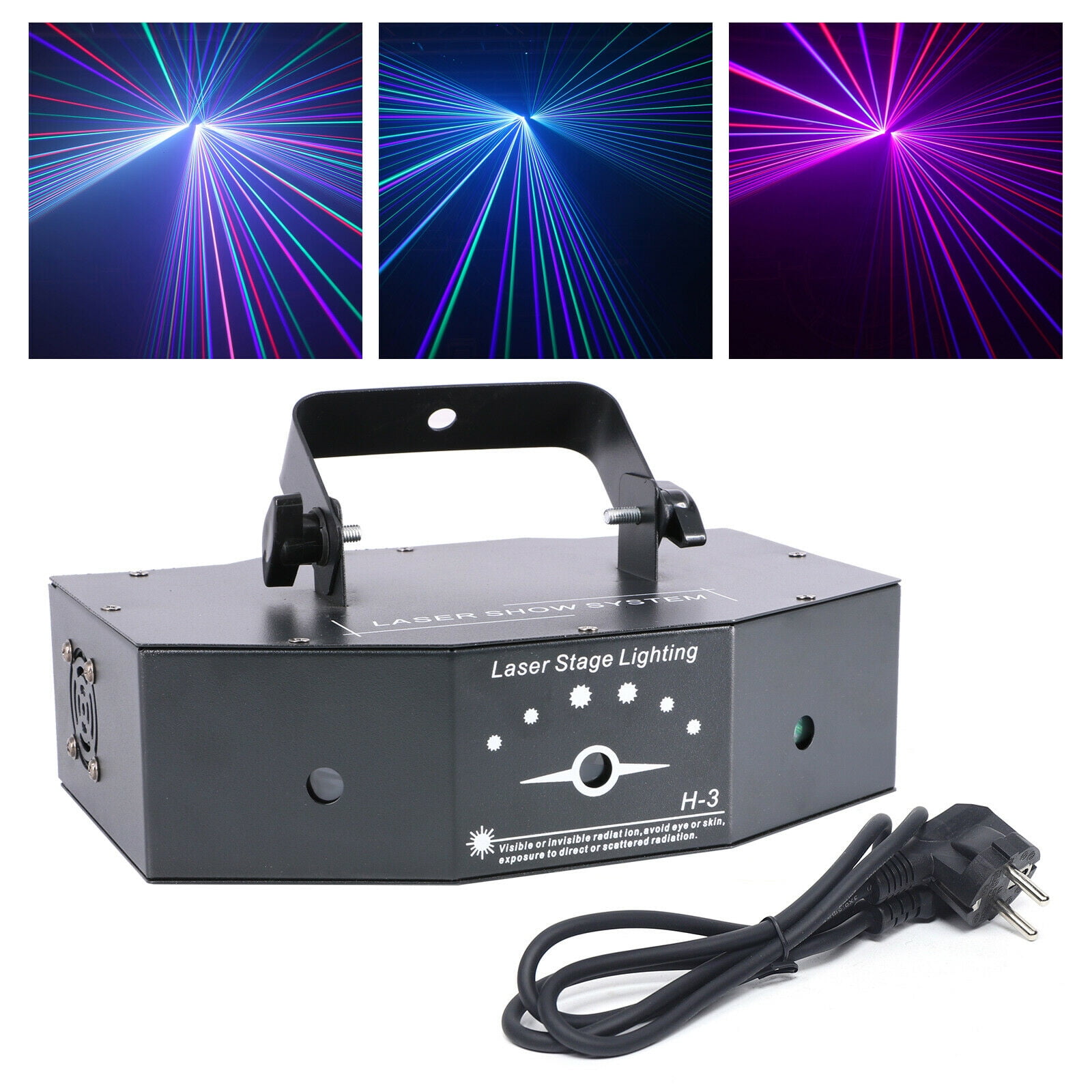 500mw Scan Beam Lighting Laser Lamp DMX Stage Light DJ Effect Projector ...