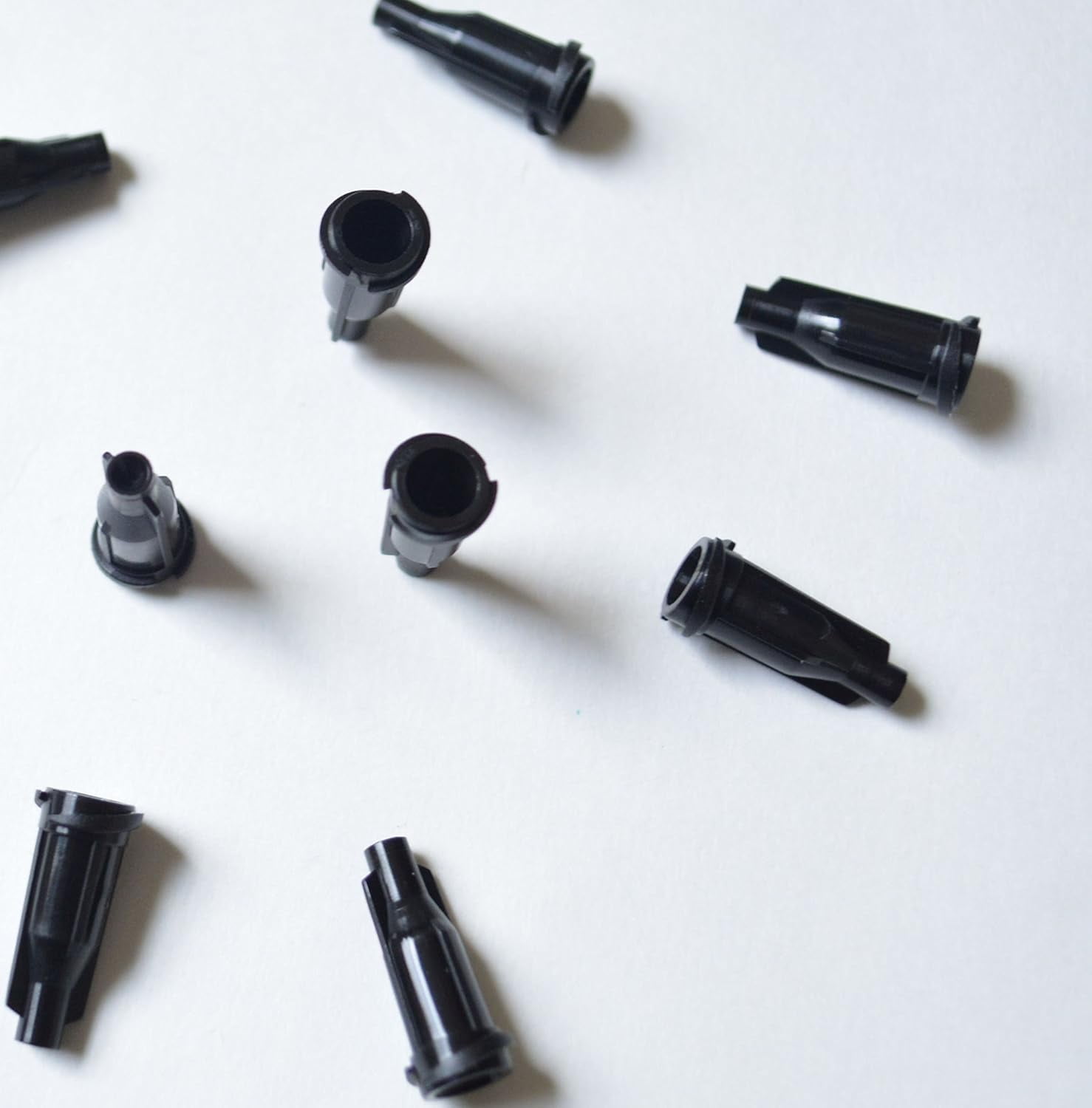 500pack Luer Lock Syringe Tip Caps Screw Type Black Color - Walmart.com