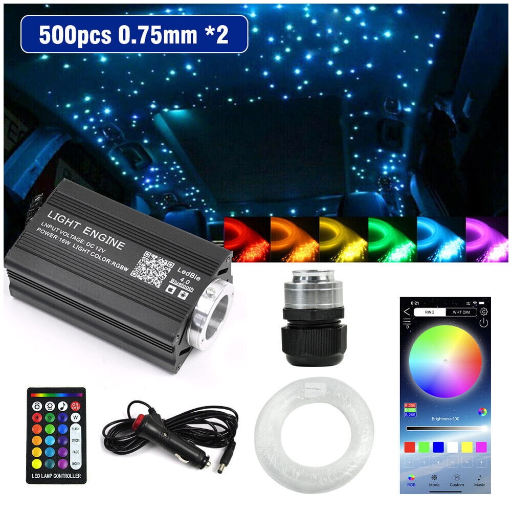 500pc Fiber Optic Car Home Headliner Star Light Kit Roof Ceiling Lights ...