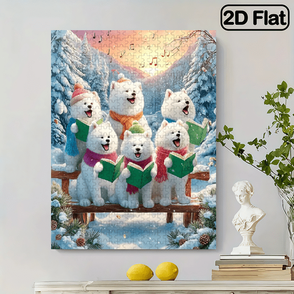 500pc Fun puzzle,frameless paper puzzle, mental exercise,suitable for ...