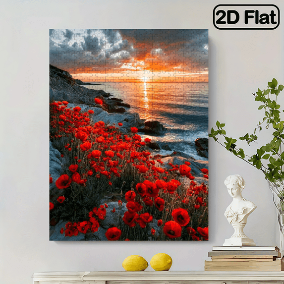 500pc Fun puzzle,frameless paper puzzle, mental exercise,suitable for ...