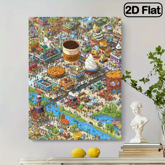 500pc Fun puzzle,frameless paper puzzle, mental exercise,suitable for ...