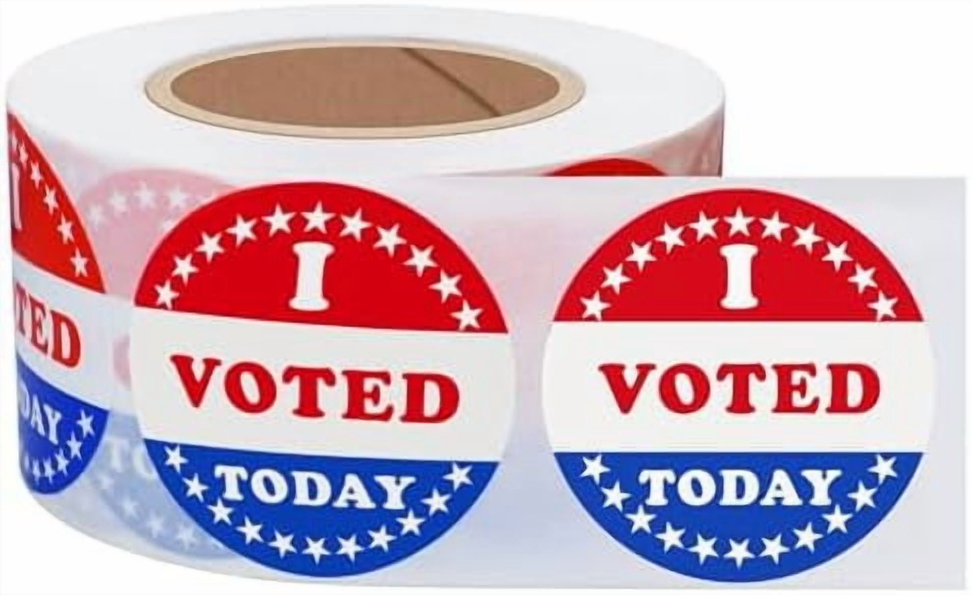 500pcs 1.5 inch I Voted Today Stickers for Voting Election Day Round ...