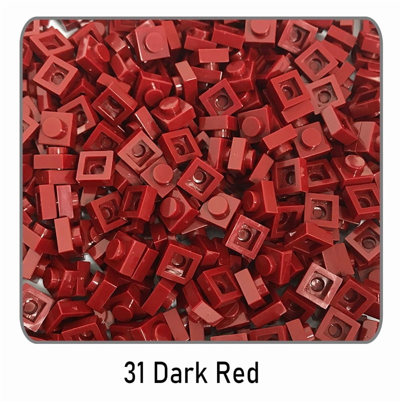 500pcs/100pcs DIY Pixel Art Building Blocks 1x1 Square Bricks Bulk ...