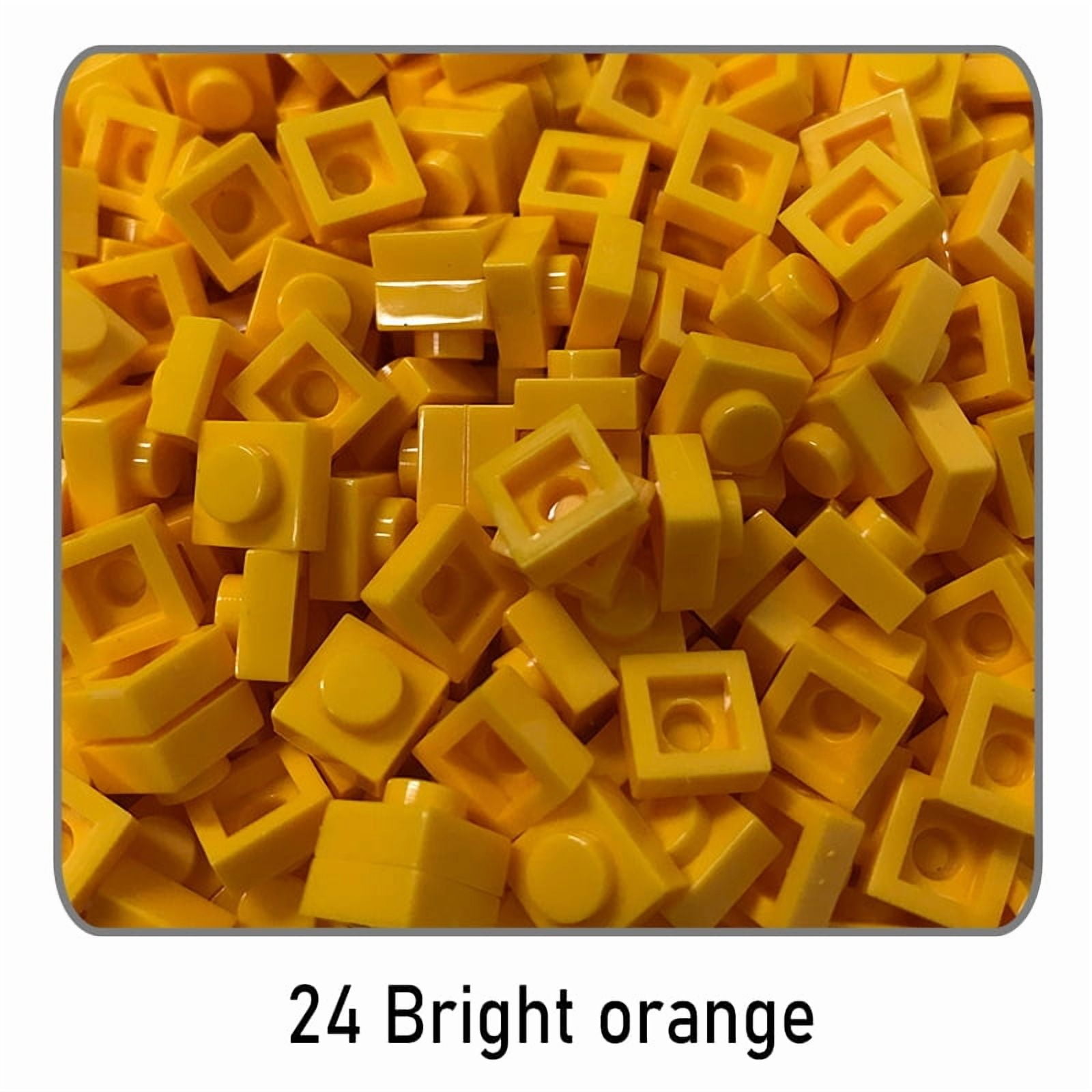 500pcs/100pcs DIY Pixel Art Building Blocks 1x1 Square Bricks Bulk ...
