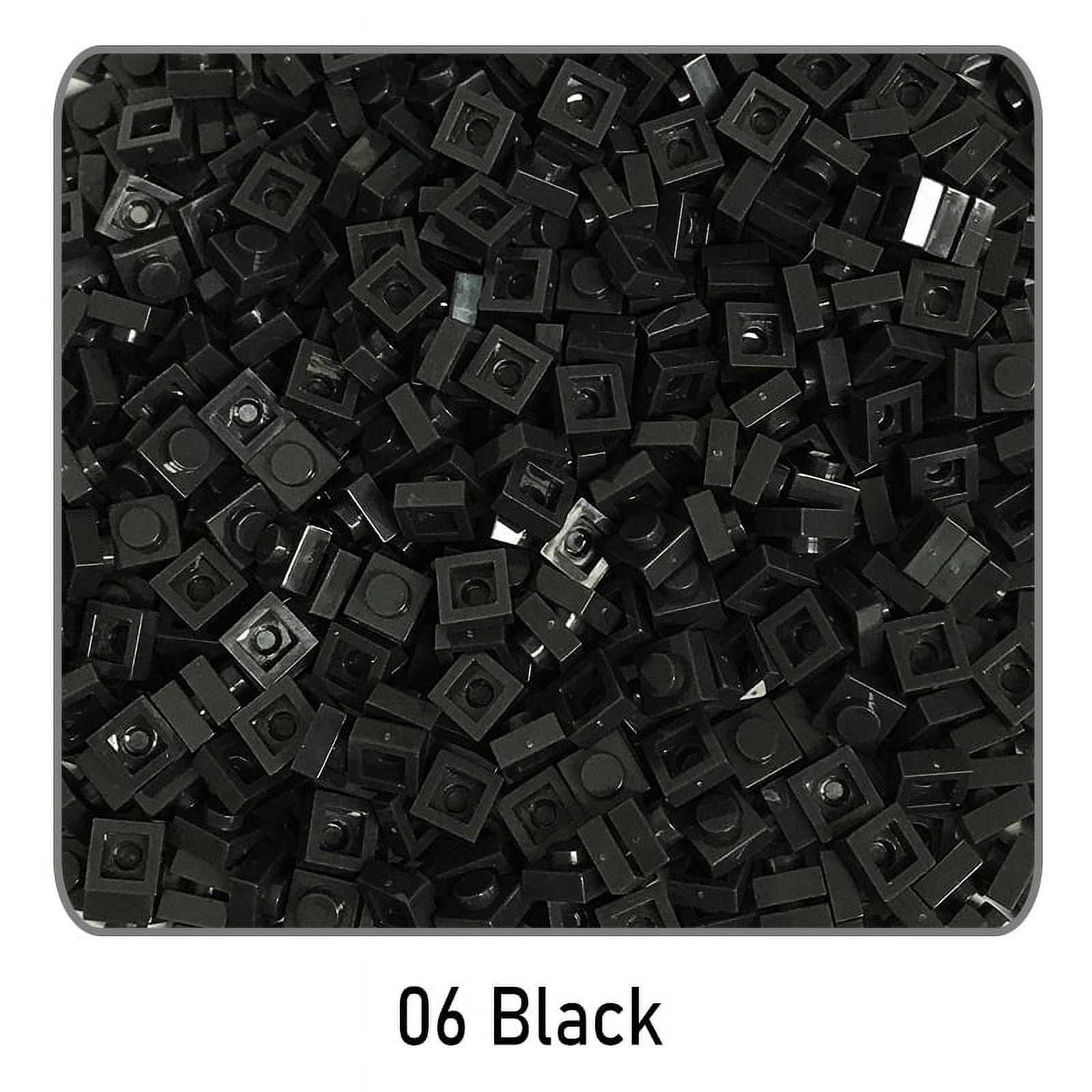 500pcs/100pcs DIY Pixel Art Building Blocks 1x1 Square Bricks Bulk ...