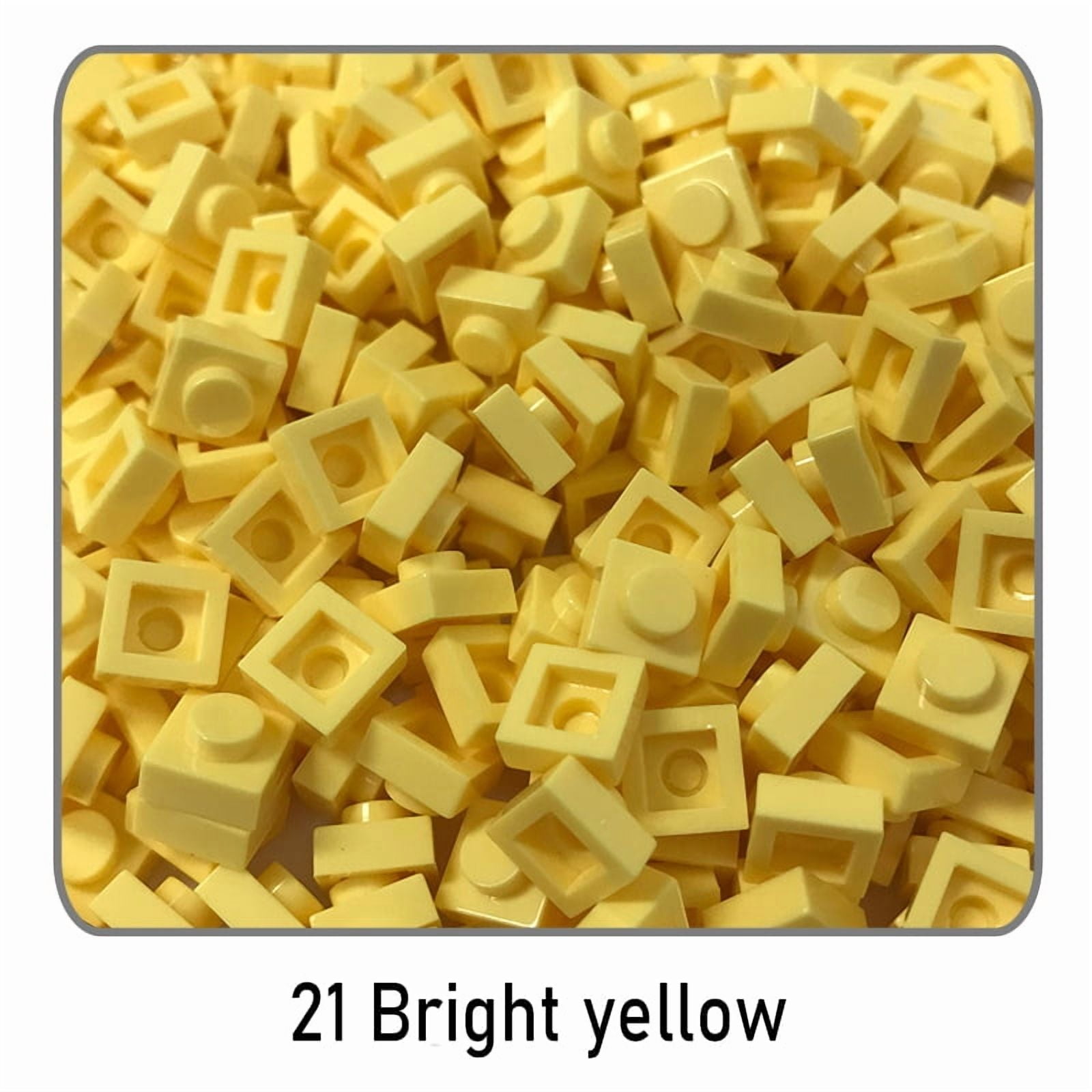 500pcs/100pcs DIY Pixel Art Building Blocks 1x1 Square Bricks Bulk ...