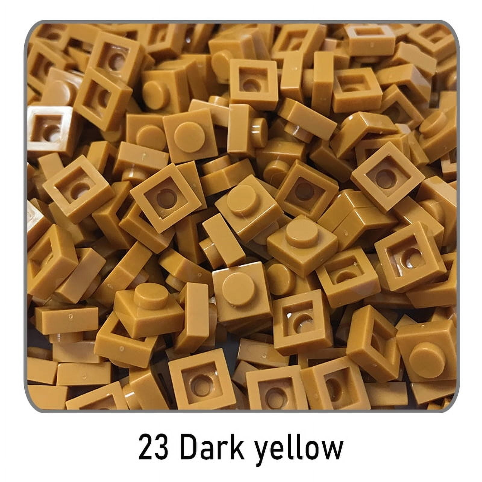 500pcs/100pcs DIY Pixel Art Building Blocks 1x1 Square Bricks Bulk ...