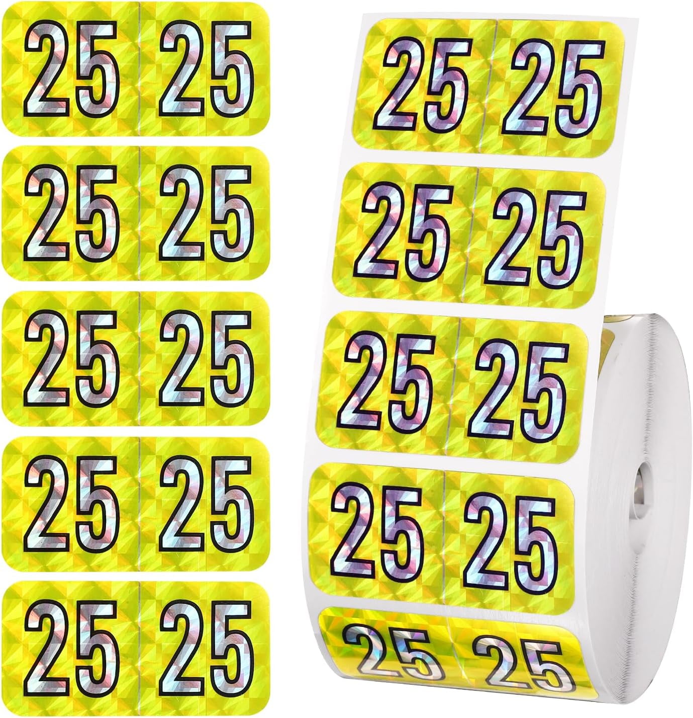 500pcs 2025 Year Stickers, File Folder Year Labels 2025 New Year ...