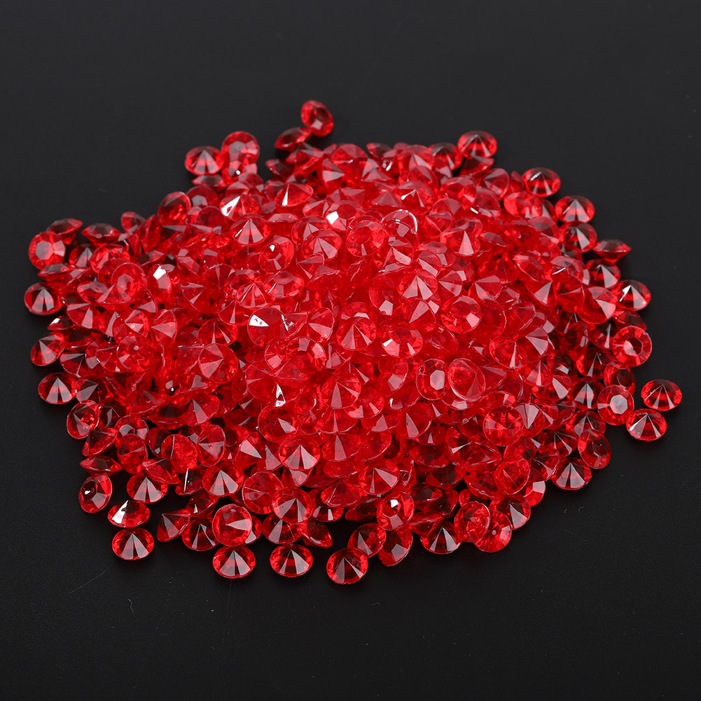 500pcs 8mm Pointed Acrylic Diamond Confetti for Wedding Party DIY ...