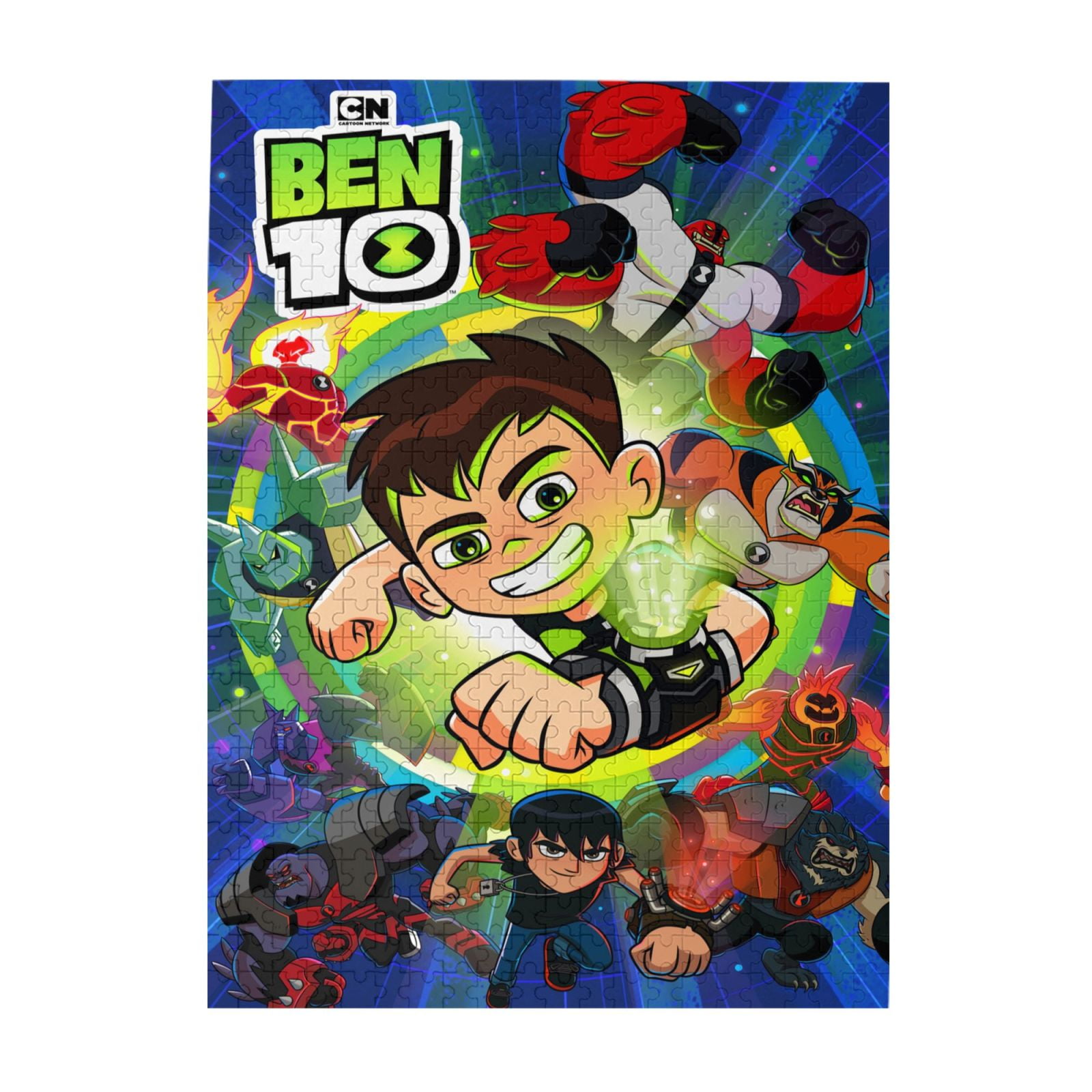 500pcs Ben 10 Wooden Puzzle Novelty Jigsaw Puzzle Cartoon Puzzles For ...