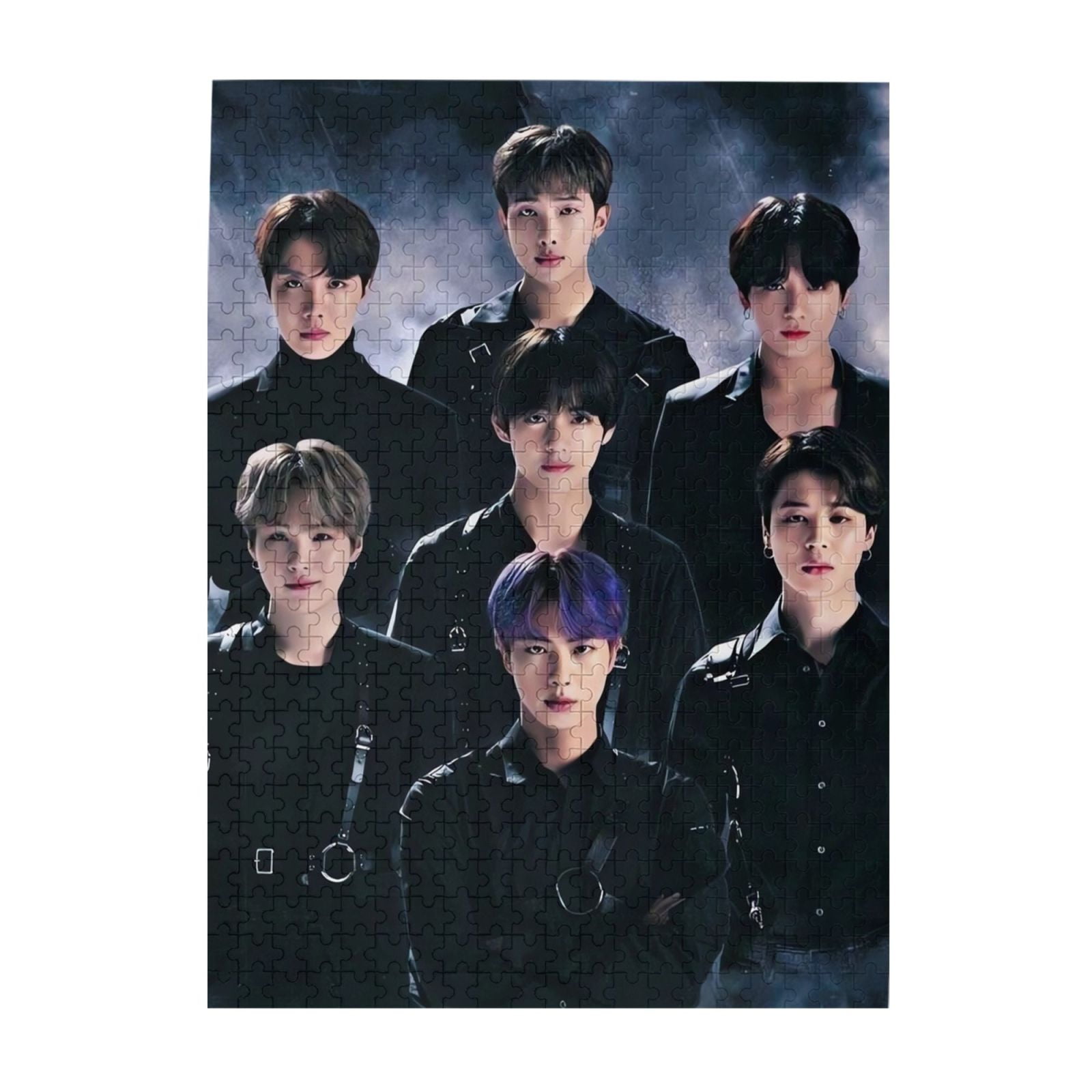 500pcs Bts Kpop Jigsaw Puzzles Cartoon Anime Picture Puzzle Birthday ...