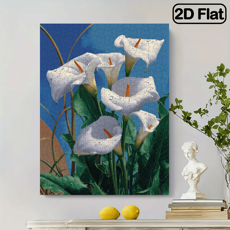 500pcs Challenging Calla Lily Jigsaw Puzzle Suitable for Adults ...