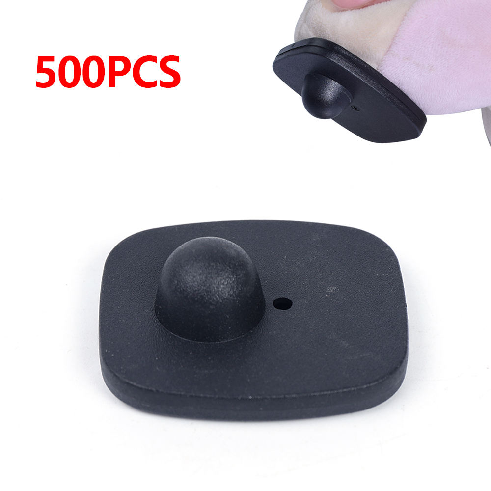 500pcs Checkpoint EAS Retail Security Hard Tags w/ Pins for RF Anti ...