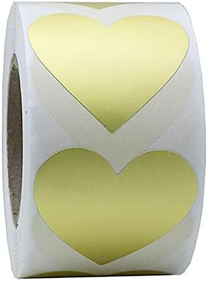 500pcs Chroma Heart Labels Stickers Color Code Dot Labels Stickers 1 ...