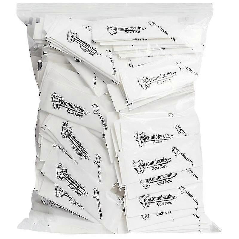500pcs Dental Floss Stick Dental Floss Individually Packaged Disposable ...