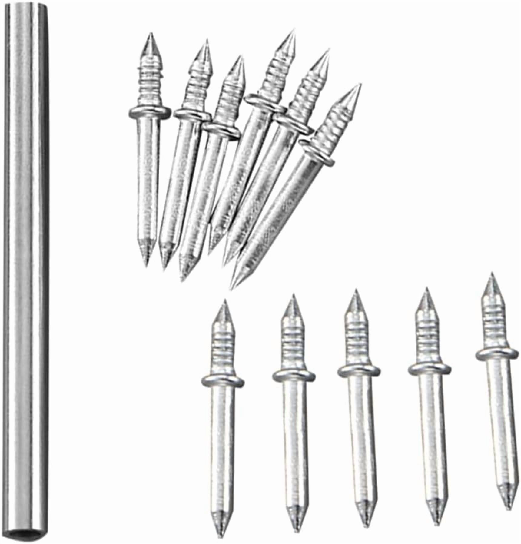 500pcs Double - Head Skirting Thread Seamless Nails with Sleeve Tool ...