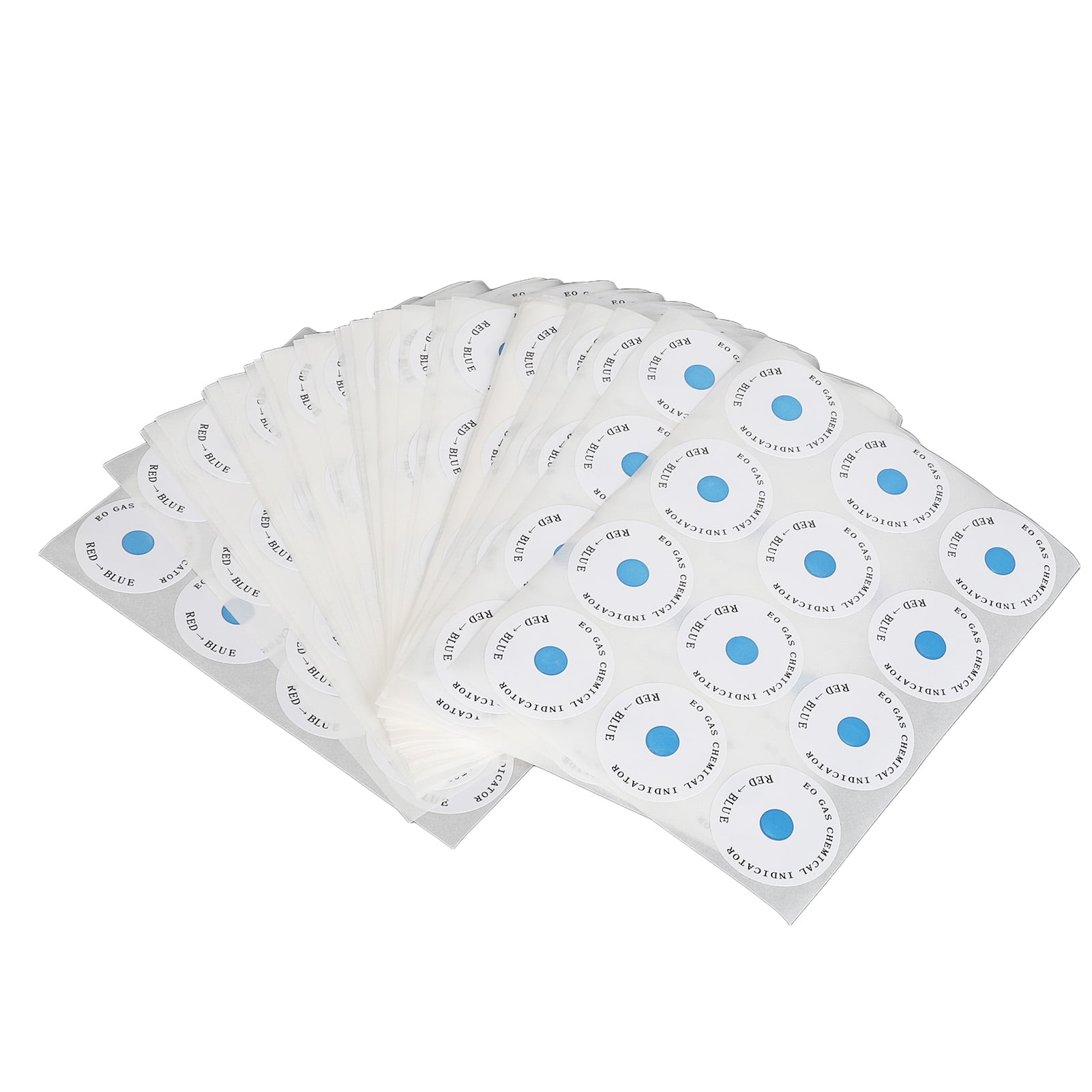 500pcs EO Indicator Stickers Chemical Indicator Card Copper Plate ...