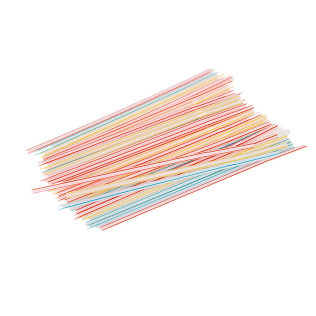 500pcs Flexible Disposable Plastic Straws, Plastic Straws Bendable ...