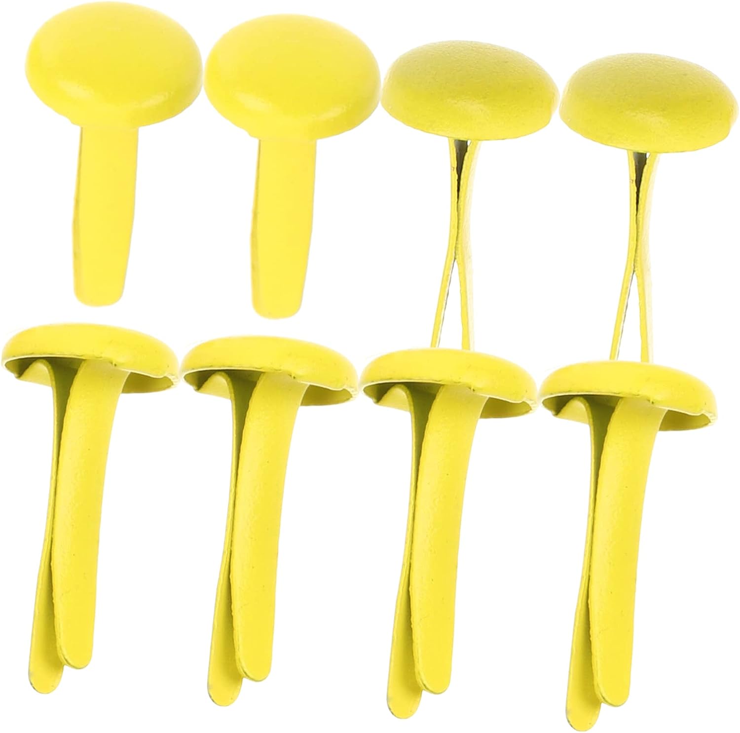 500pcs Metal Paper Fastener Gold Bra Crafts for Kids Brass Fasteners ...