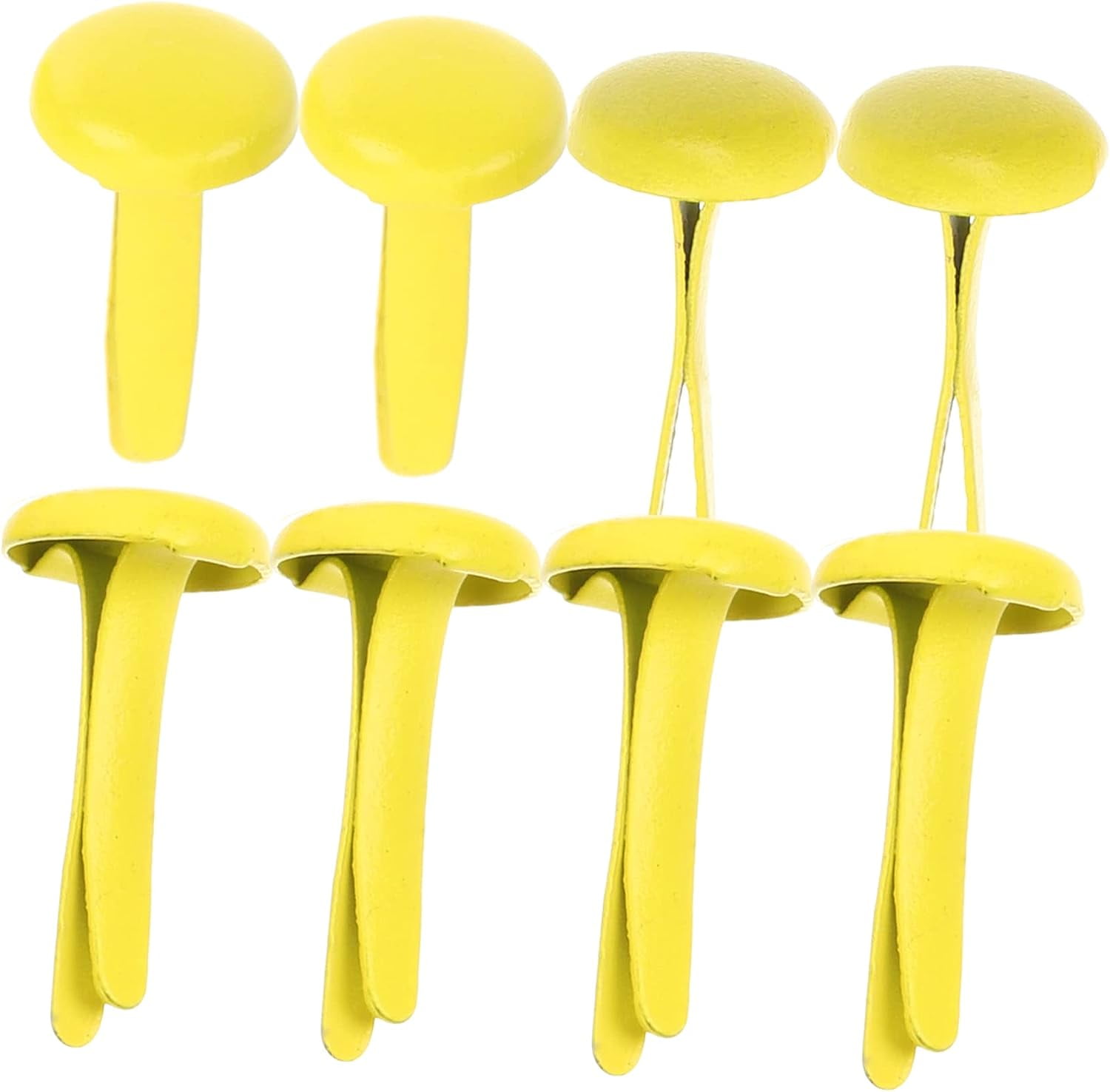 500pcs Metal Paper Fastener Kid Crafts Mini Scrapbook Gold Bra Brads ...