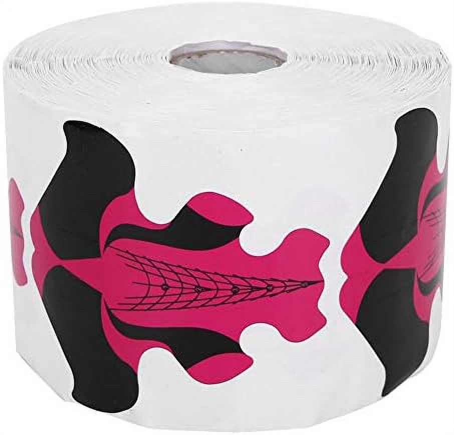 500pcs Nail Extention Tips Nail Art Form Guide Sticker with Self ...