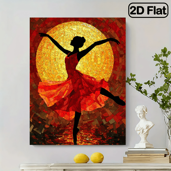 500pcs Paper Puzzle (Mosaic Red Skirt Dancer in a Passionate Spin) Is a ...