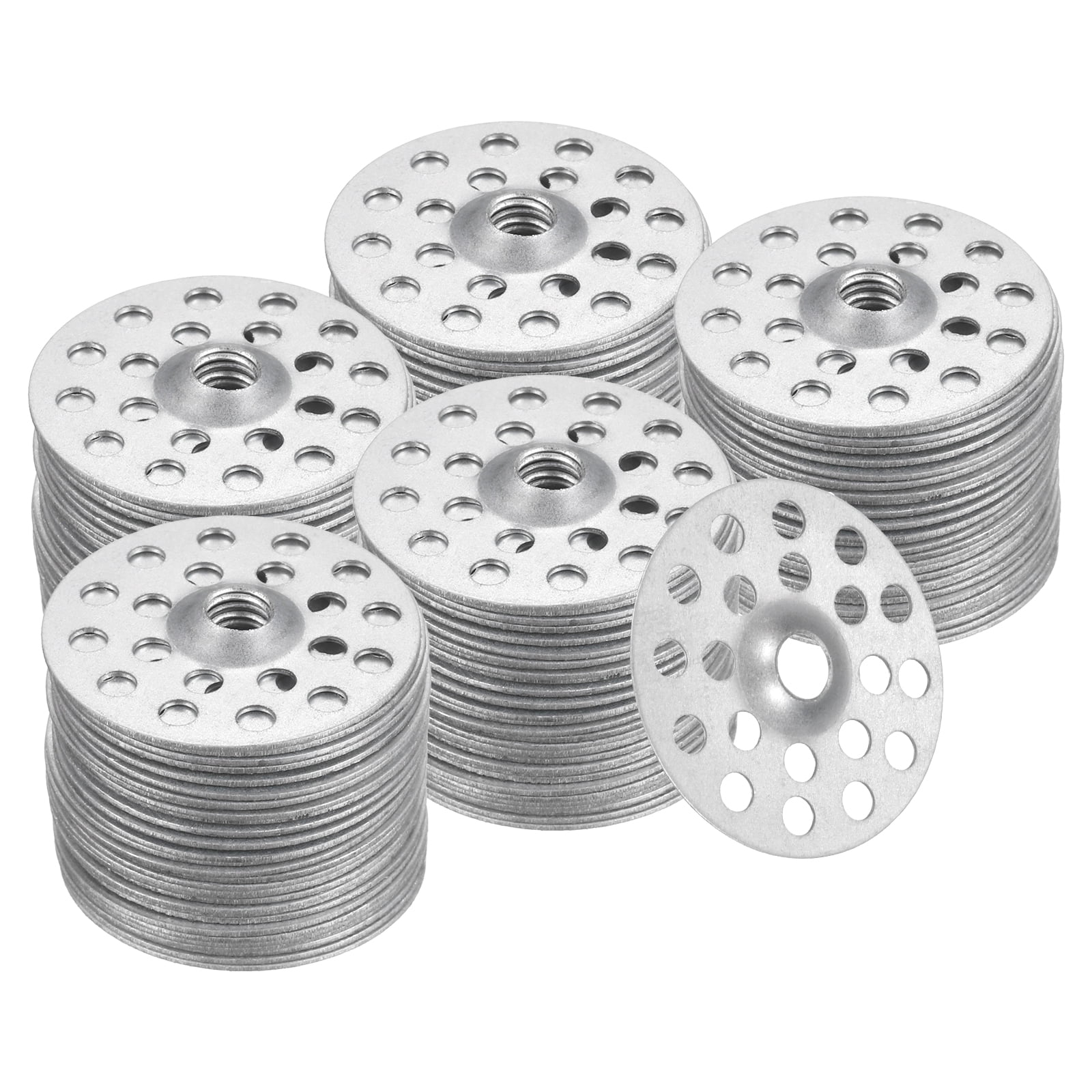 500pcs Plaster Washers 1 Inch Plaster Repair Rings Buttons Zinc Plated ...