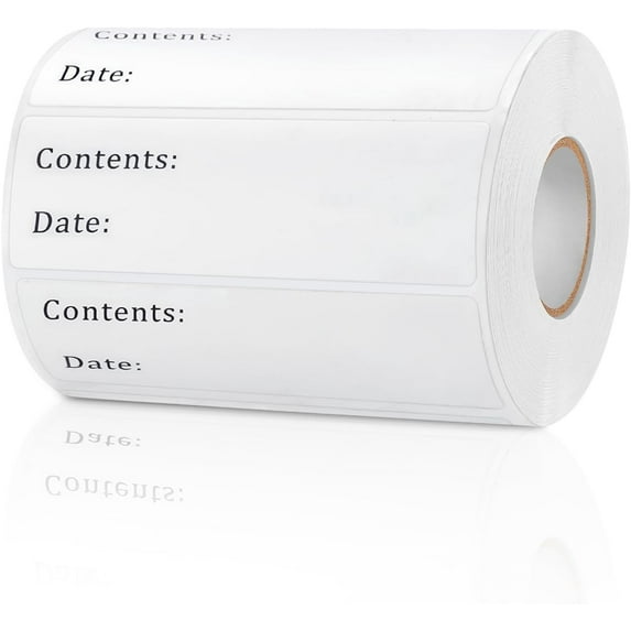 500pcs Removable Freezer Labels, 1 x 3 Inch Food Storage Stickers ...