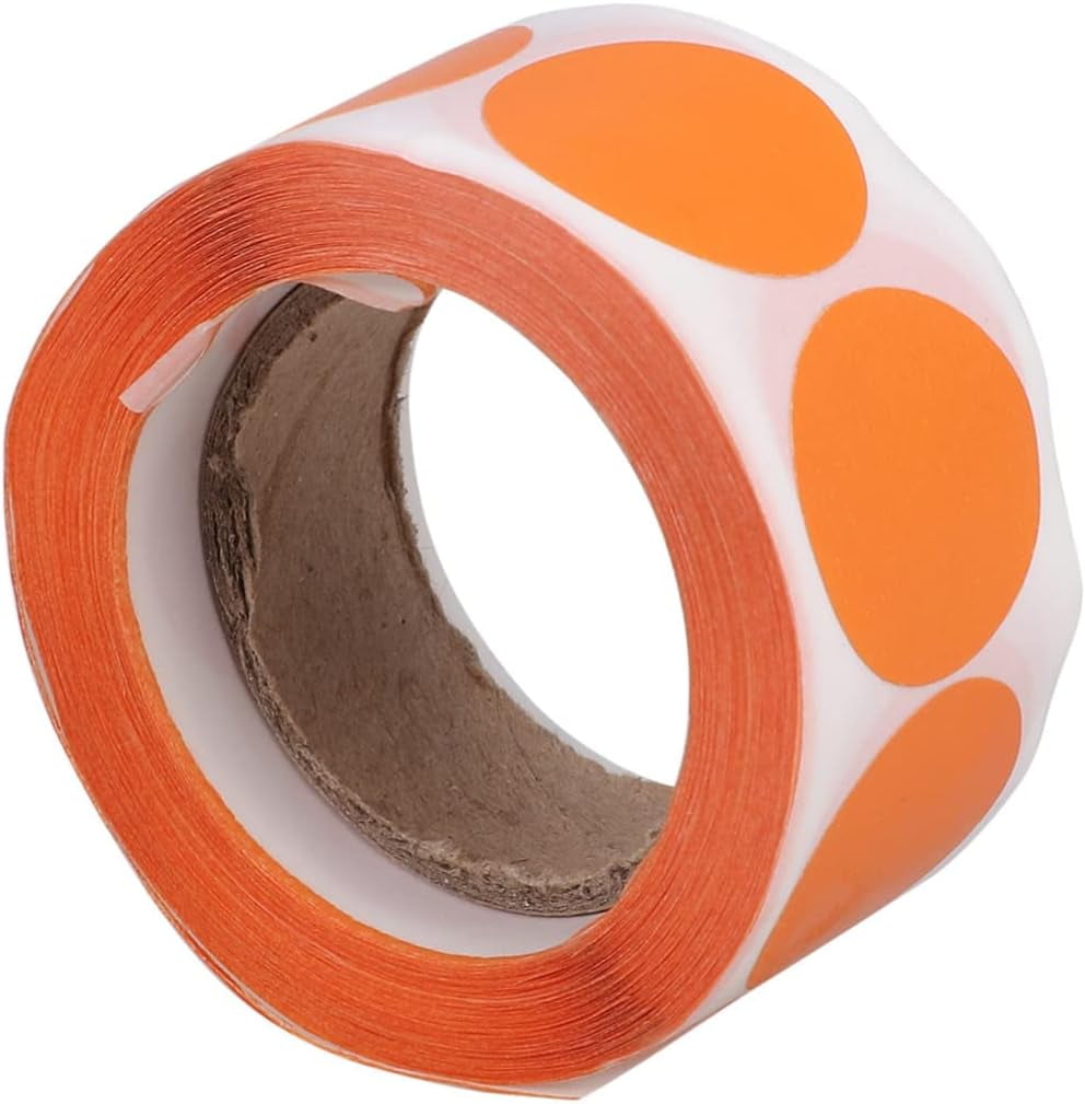 500pcs Roll Colored Labels Appliques Embellishments Dot Stickers Label ...