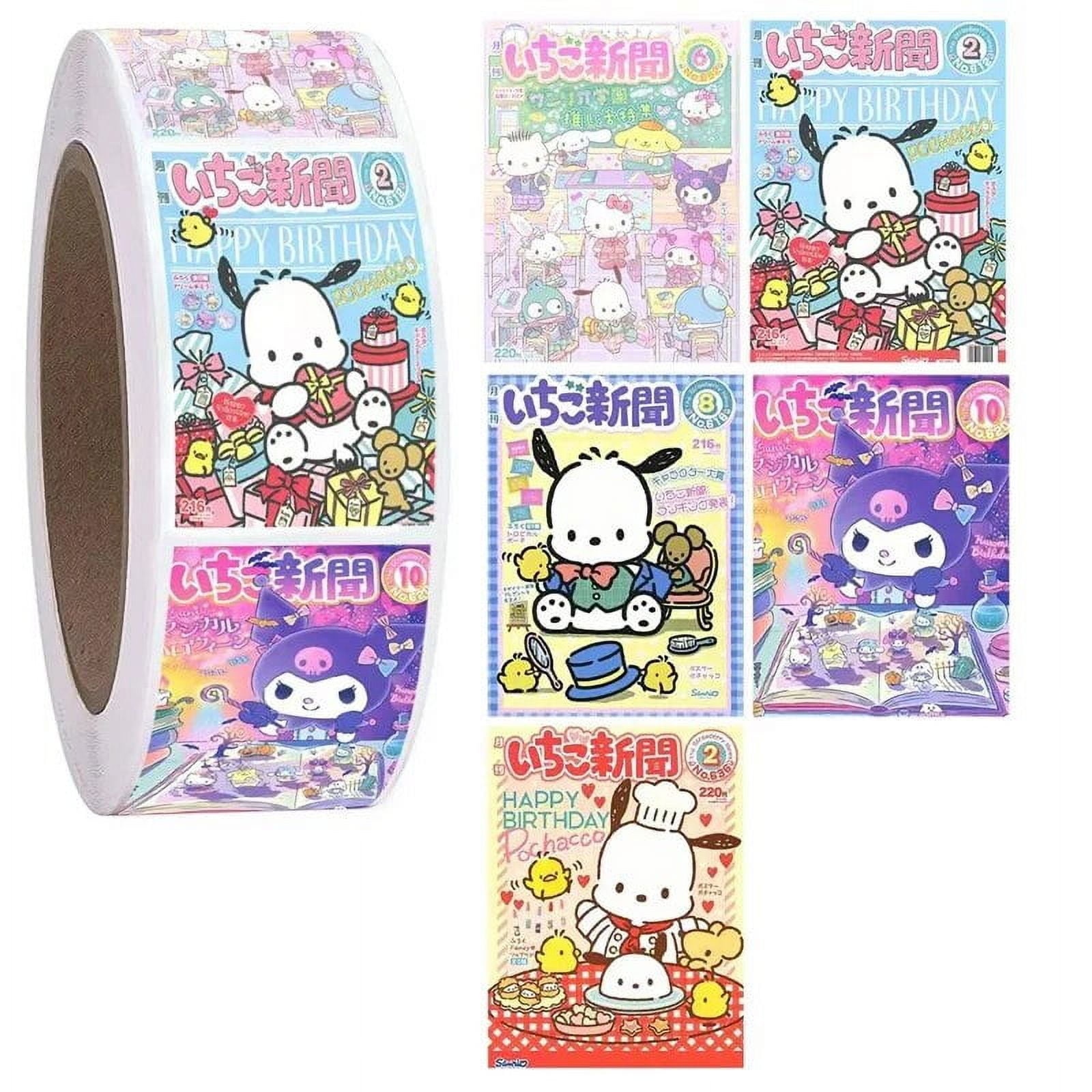 500pcs/ Roll Sanrio Hello Kitty My Melody Sticker Baking Packaging ...