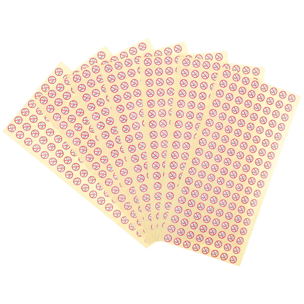 500pcs Safety Stickers for Home Child Safety 0-6 Years Prohibited ...