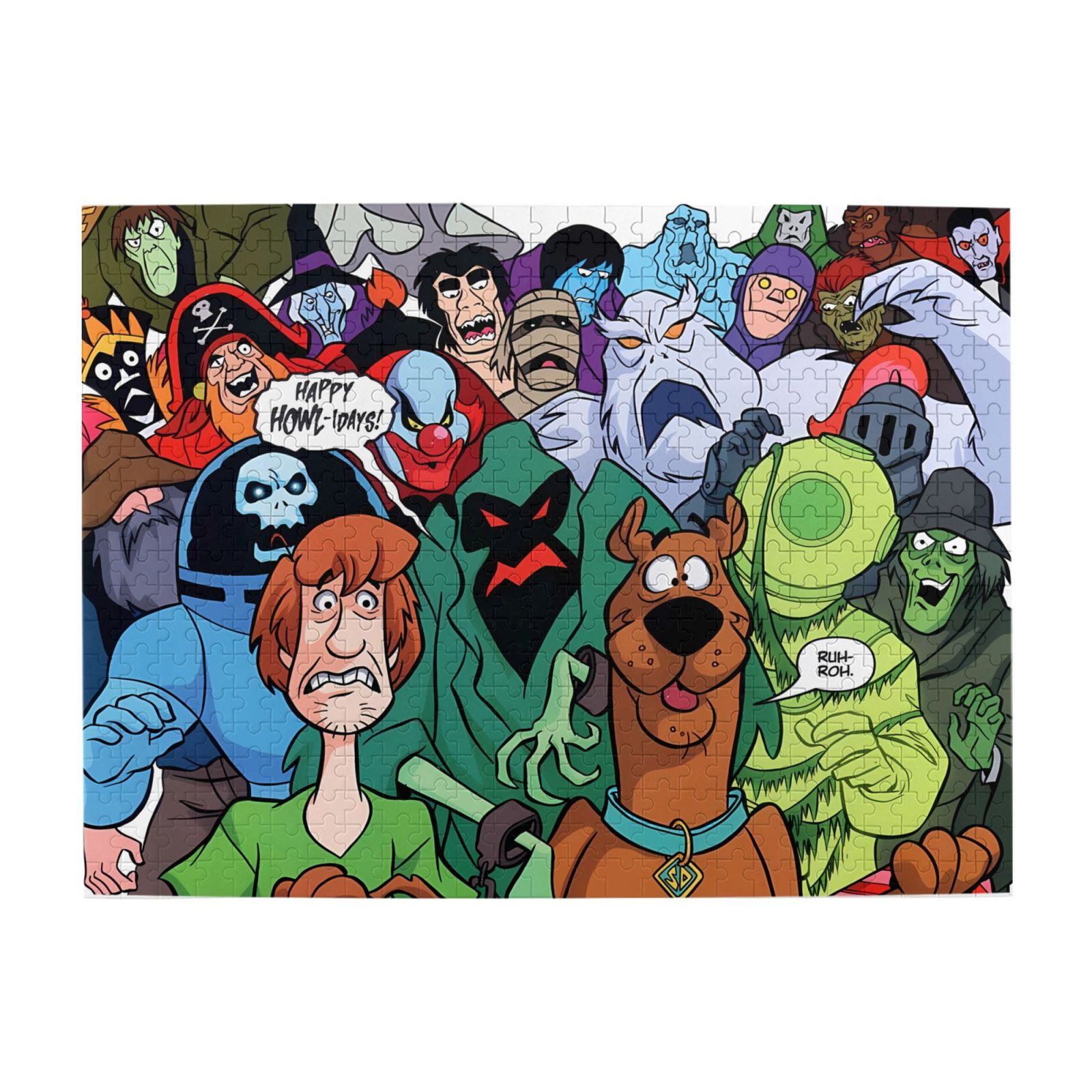 500pcs Scooby-Doo Jigsaw Puzzles Cartoon Anime Picture Puzzle Birthday ...