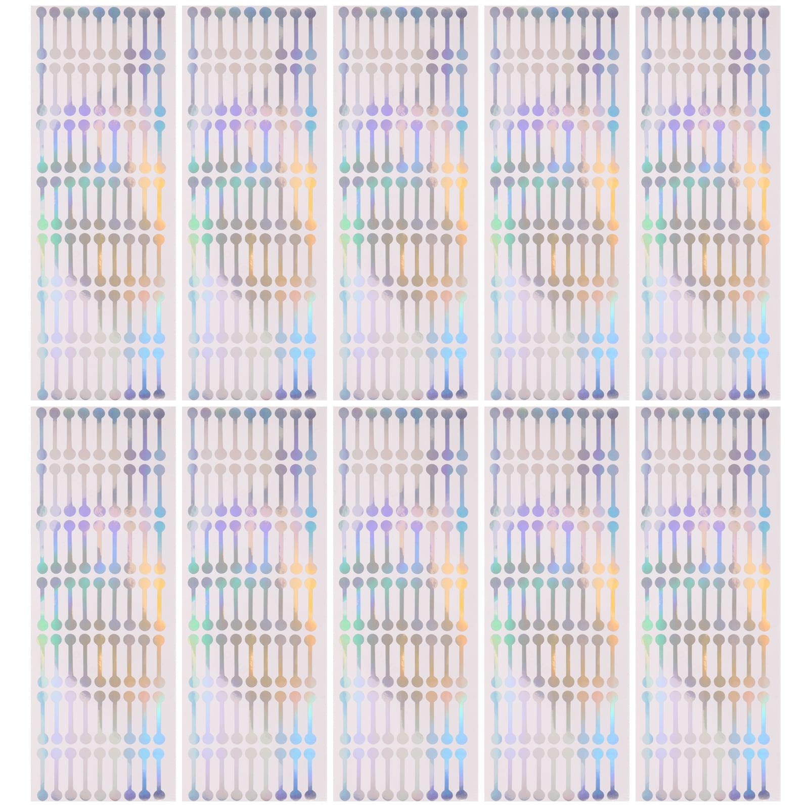 500pcs Self Adhesive Seal Stickers Long Stickers For Packaging Cosmetic ...