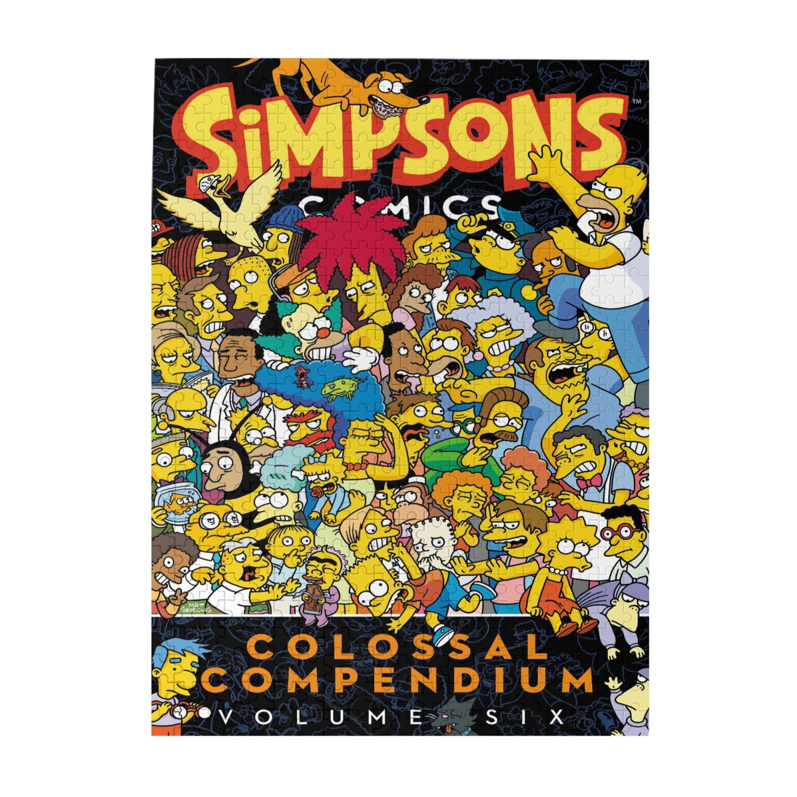 500pcs Simpsons Jigsaw Puzzles Cartoon Anime Picture Puzzle Birthday ...
