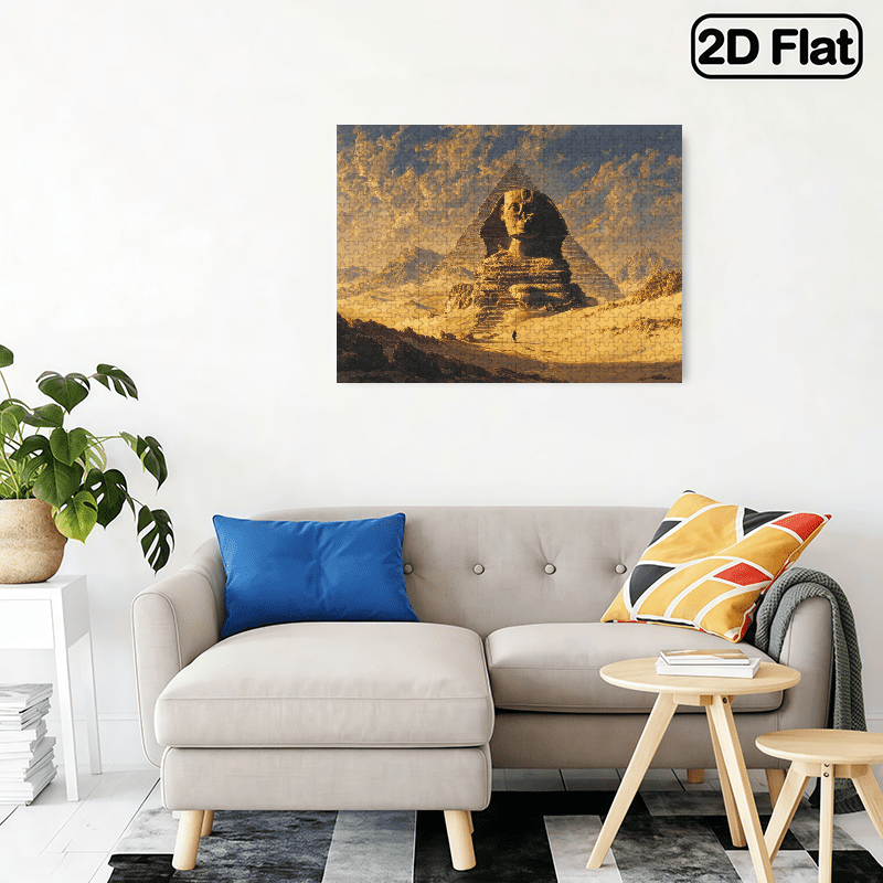 500pcs Sphinx Pyramid Desert Sunset Jigsaw Puzzle - Ancient Egypt ...