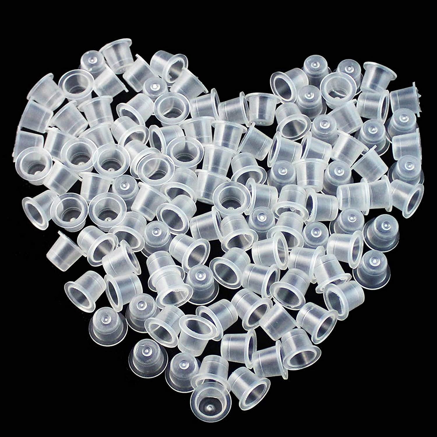 500pcs Tattoo Ink Caps for Tattooing Tattoo Ink Cups Disposable Small ...